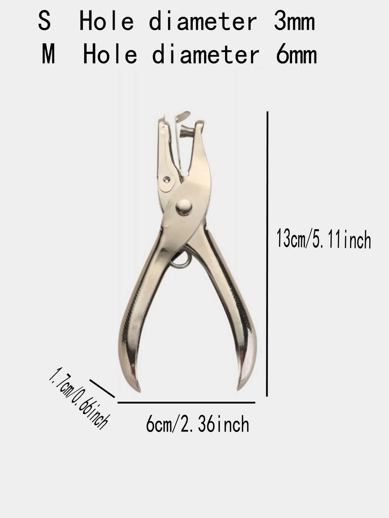 1PC Office Supplies Manual Single Hole Paper Puncher For Stationery ...