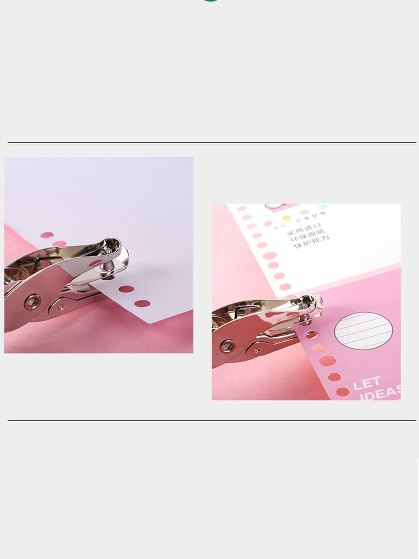 1PC Office Supplies Manual Single Hole Paper Puncher For Stationery ...
