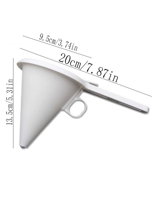1pc Cream Funnel With Measuring Cup Cake Chocolate Dividers Cone Shaped ...