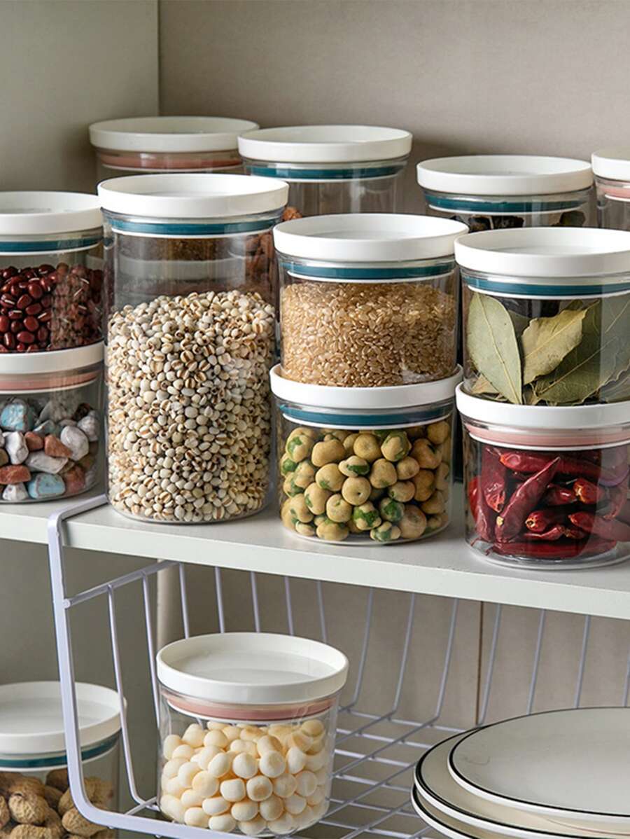 1pc Japanese-style Stackable Space Saving Storage Container For Grains ...