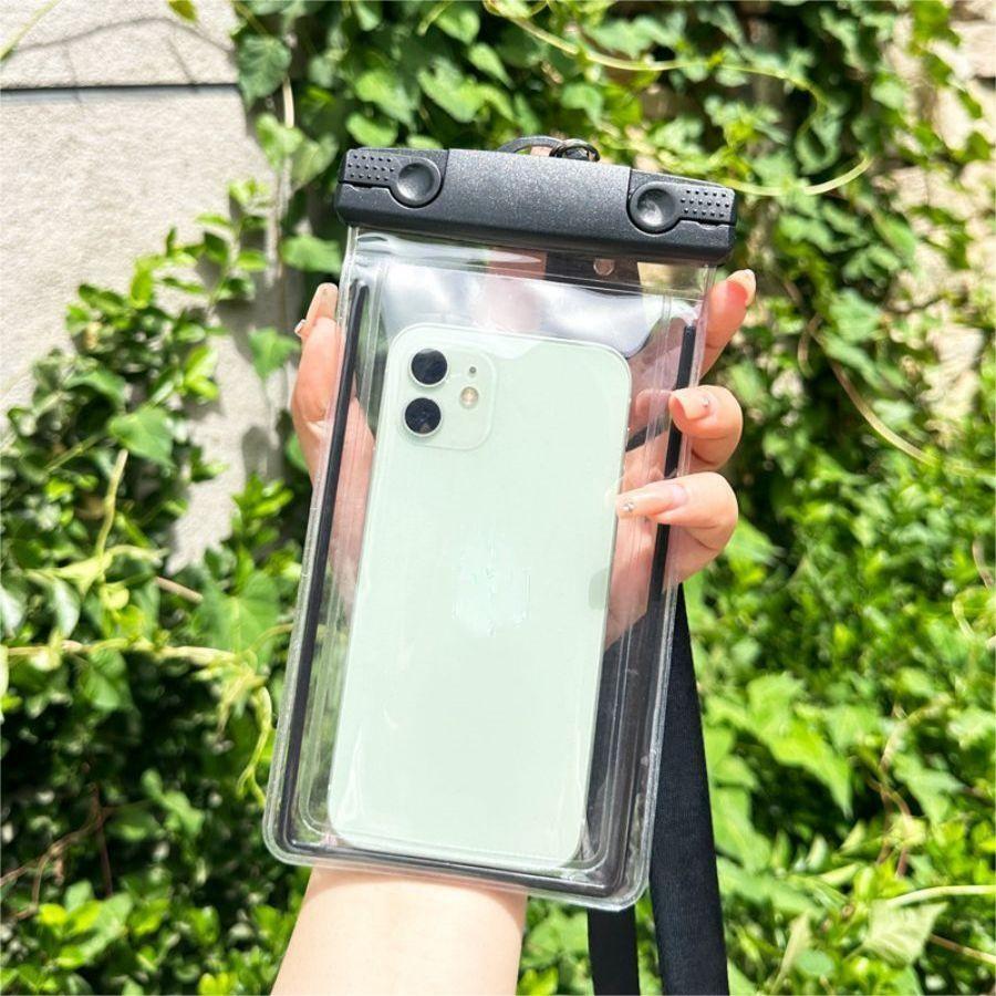 Waterproof Pvc Phone Bag With Glow In The Dark Clear Design, Suitable ...