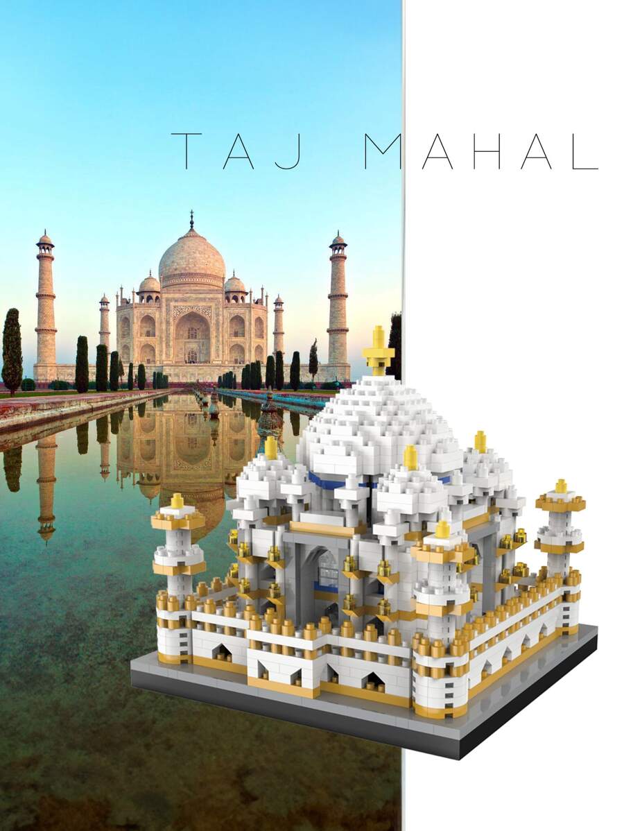 Micro Mini Blocks Taj Mahal Building And Architecture Model Set Toys Gifts For Adult Famous ...