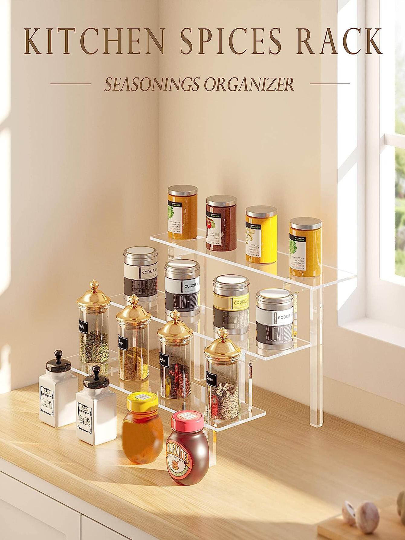 Acrylic Risers Display Shelf, 9" Perfume Organizer Stand, Acrylic Riser ...