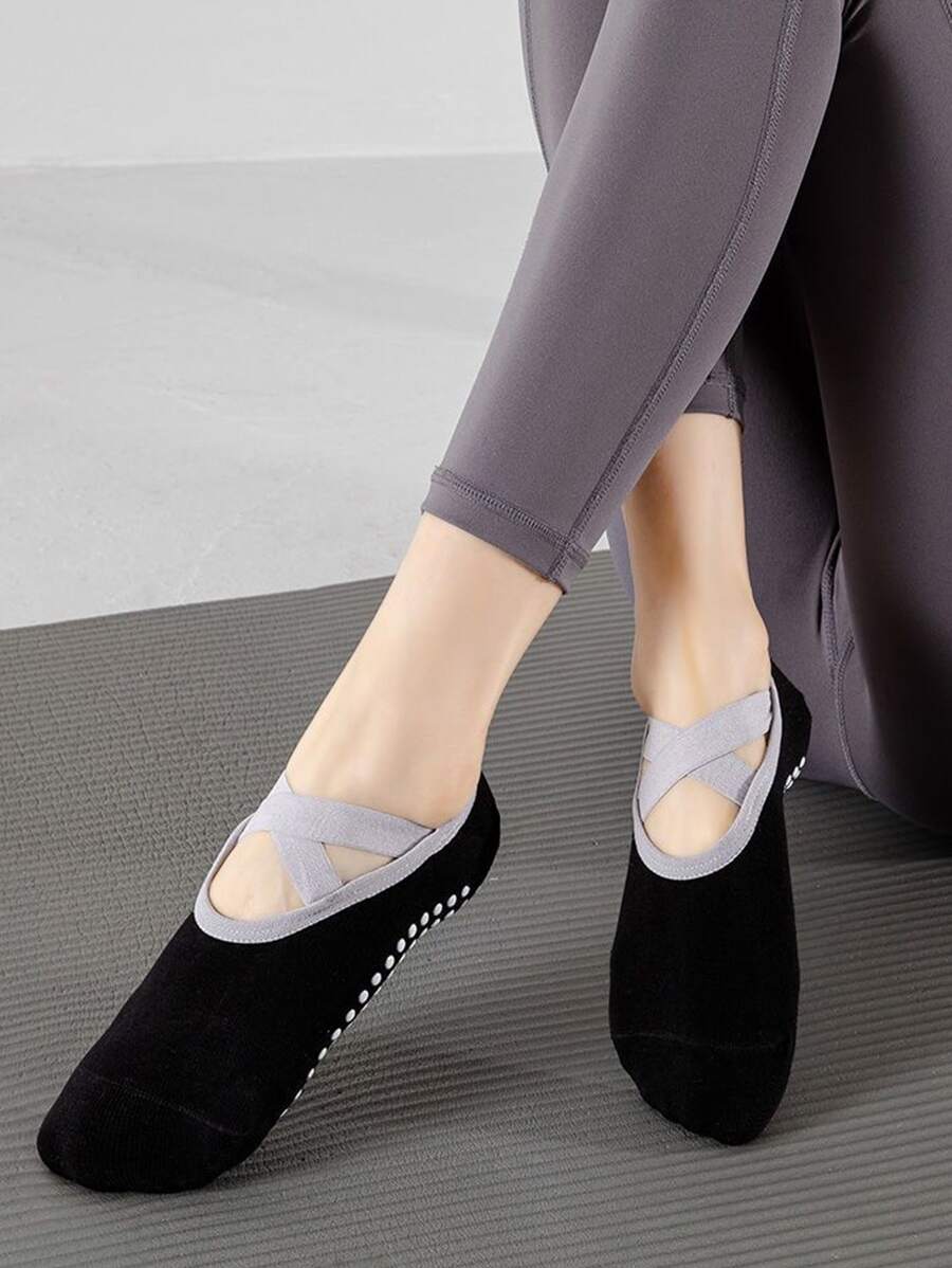 Professional yoga socks women's boat socks beginners indoor fitness ...