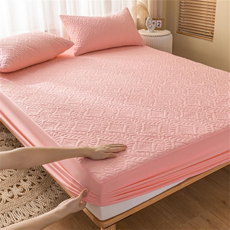 Waterproof Bed Sheet Cover With Urine Isolation Layer And Quilted