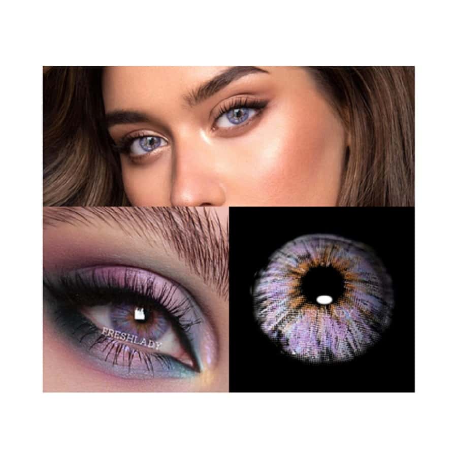 Contact Lenses MONET PURPLE Pupilentes Fantasy Cute Cosplay Costume ...