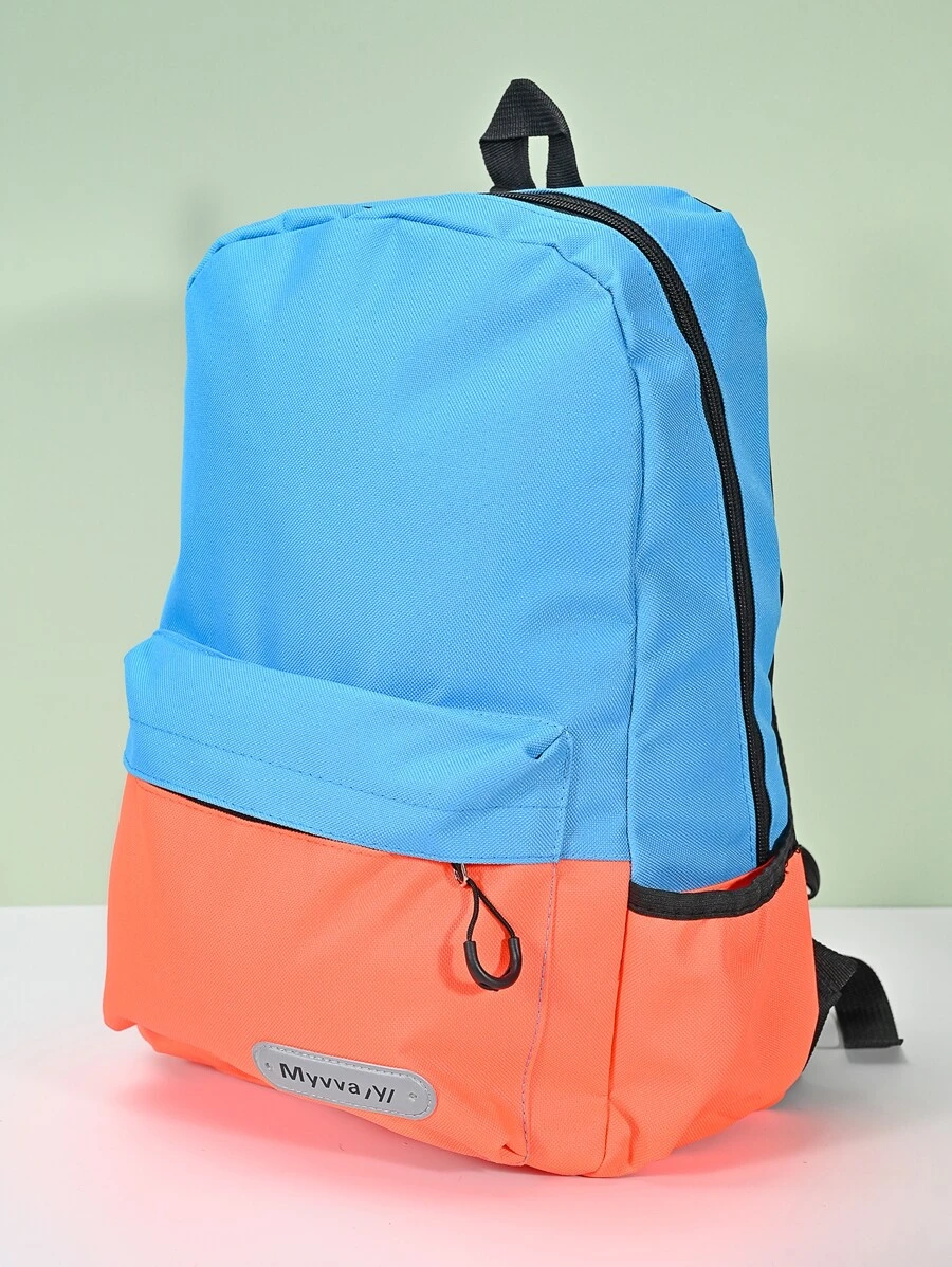 Student Campus Color Block Backpack | SHEIN USA