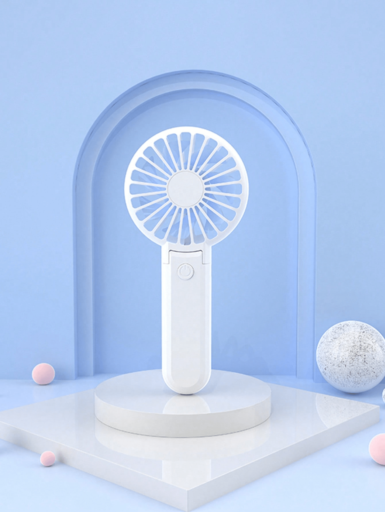 Foldable Mini Pocket Fan, Usb Rechargeable Handheld Portable Fan ...