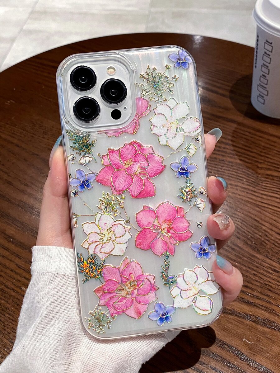 Floral Clear Phone Case | SHEIN USA