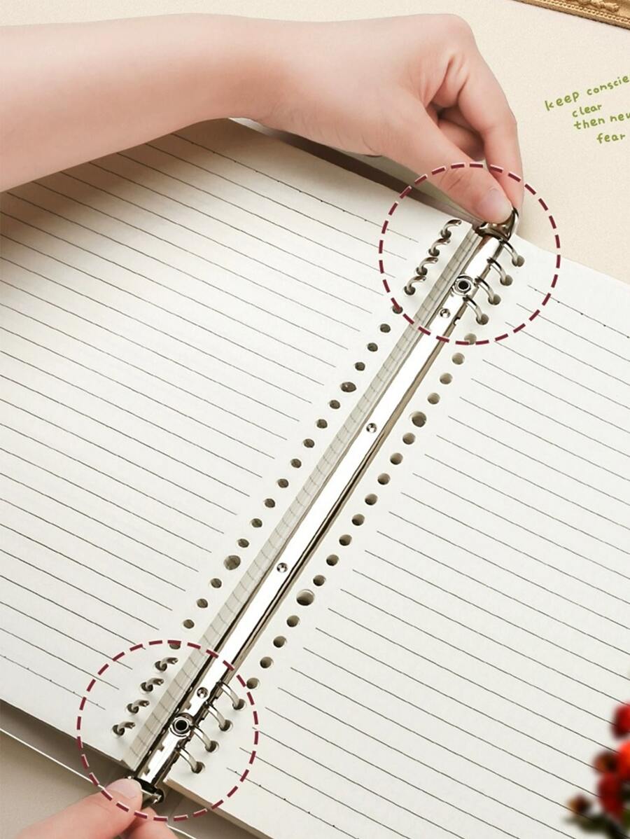 B5 Folha Solta Caderno Com Destacável Tampa Grampo , , Perfeito Para Escritório , , Escrita ...