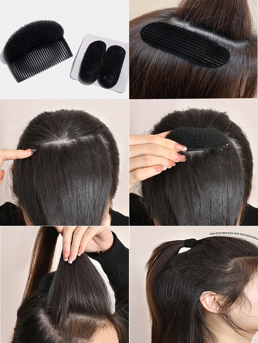 2pcs/set Invisible Volumizing Hair Pads To Add Volume And Height | SHEIN UK