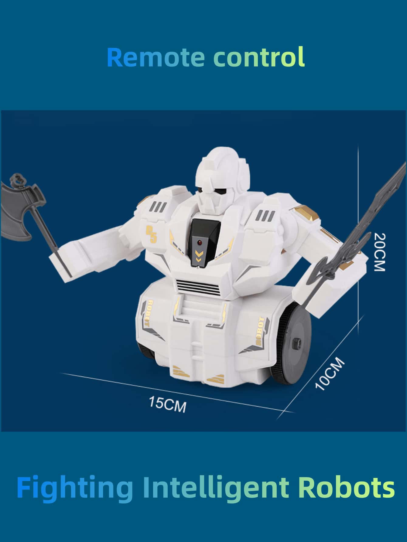 1 PC Remote Control Intelligent Battle Robot Competitive Fighting Robot ...