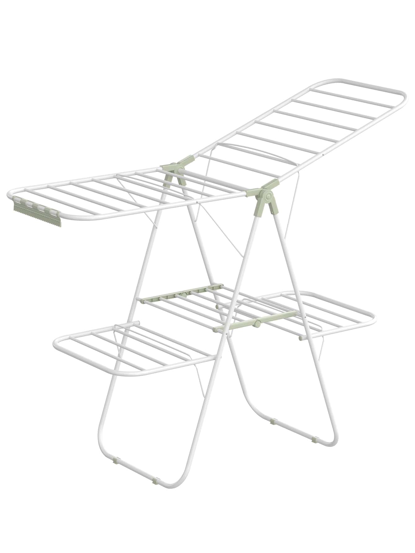 SONGMICS Clothes Drying Rack, Foldable 2-Level Laundry Drying Rack ...