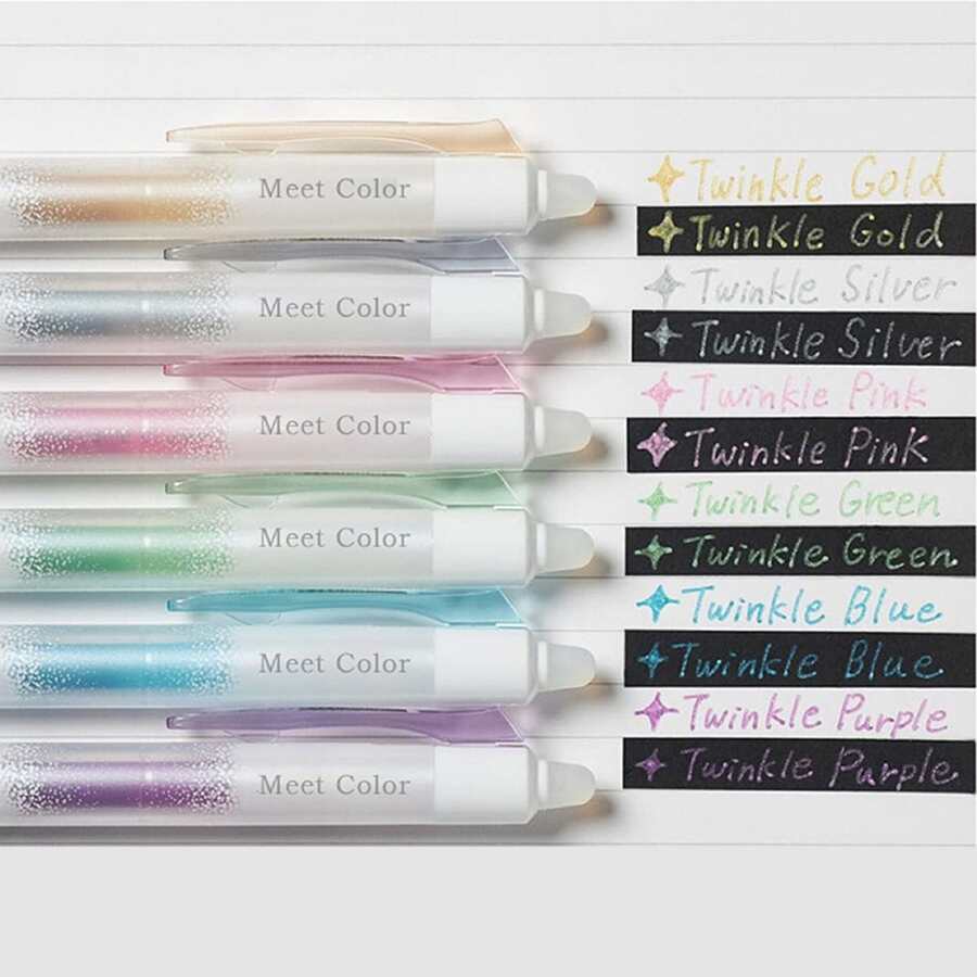 1pc Blind Boxed Limited Edition Starry Sky Erasable Clickable Pen ...