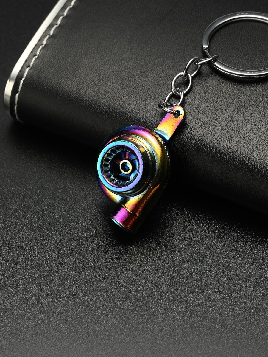 One Men's Keychain Creative Retro Mechanical Heavy Metal Style Car ...