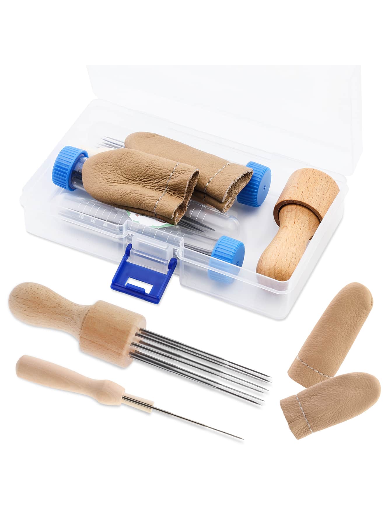 Felting Needle Tool Set With Finger Cots, Including Felting Needle And ...