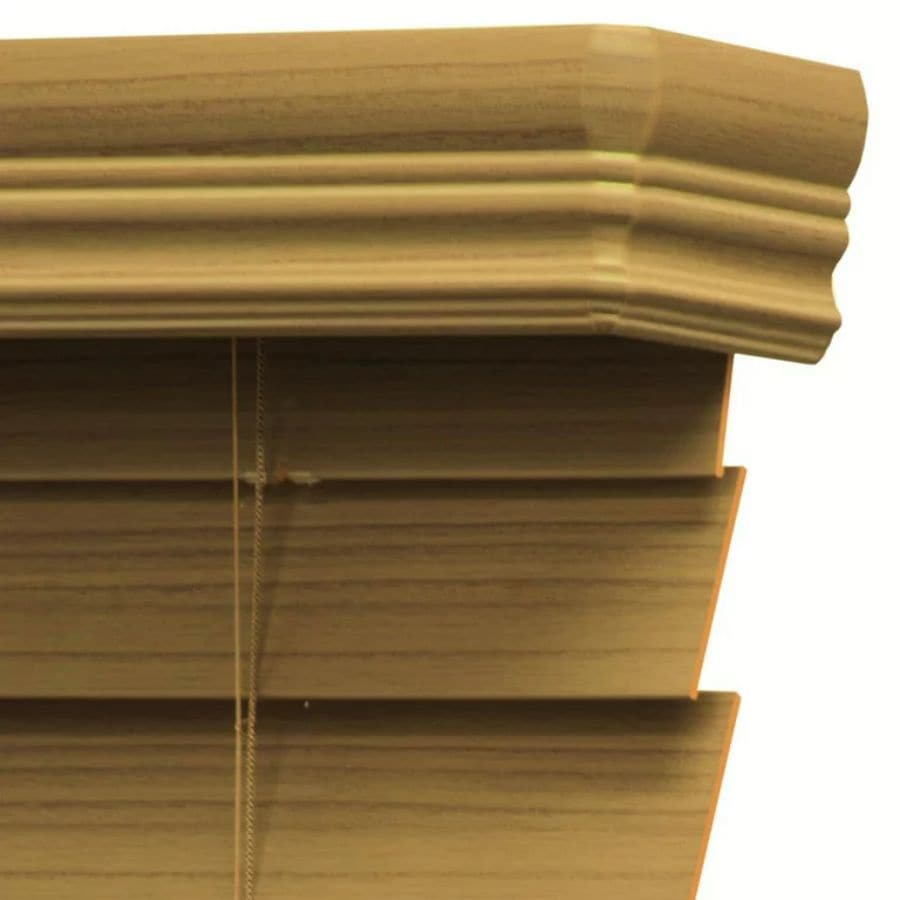 Cordless Faux Wood Blinds, Cedar | SHEIN USA