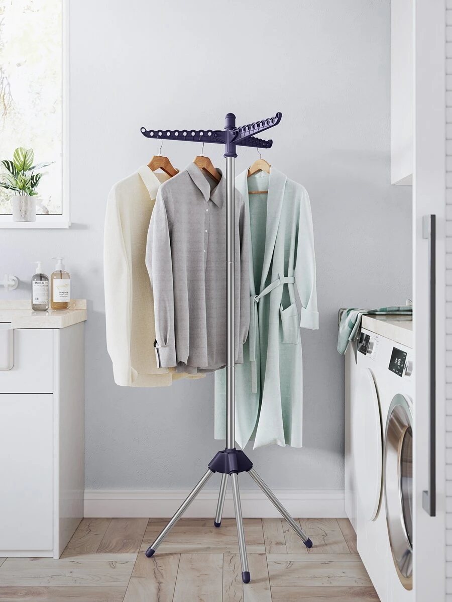 SONGMICS Clothes Drying Rack, 59.6 Inches High Folding Laundry Drying ...