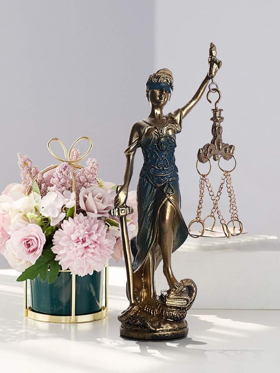1pc Creative Holding Libra Goddess Statue | SHEIN USA