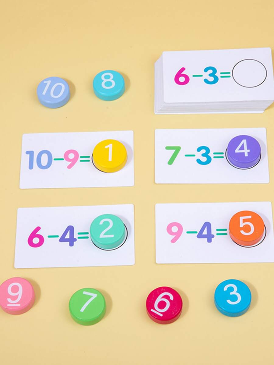 56pcs Math Addition & Subtraction Early Learning Educational Toys For ...