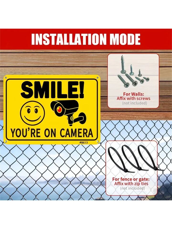 Smile Your On Camera Sign