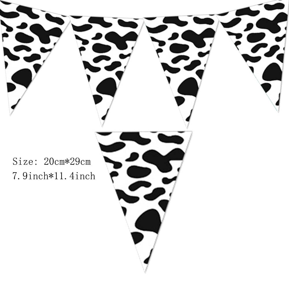 Cow Print Banner, Birthday Party Decoration, Farm Theme Party Supplies ...