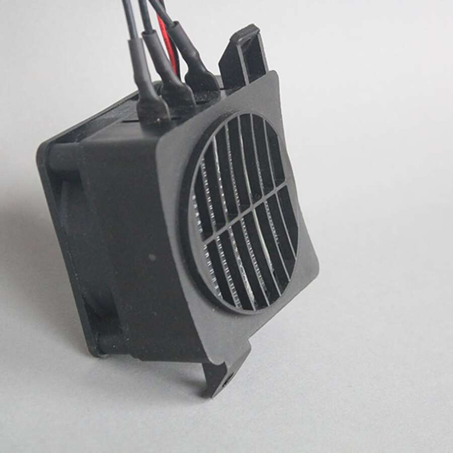 100W 12V Heater DC Fan Thermostatic Egg Incubator Heater PTC Fan Heater ...