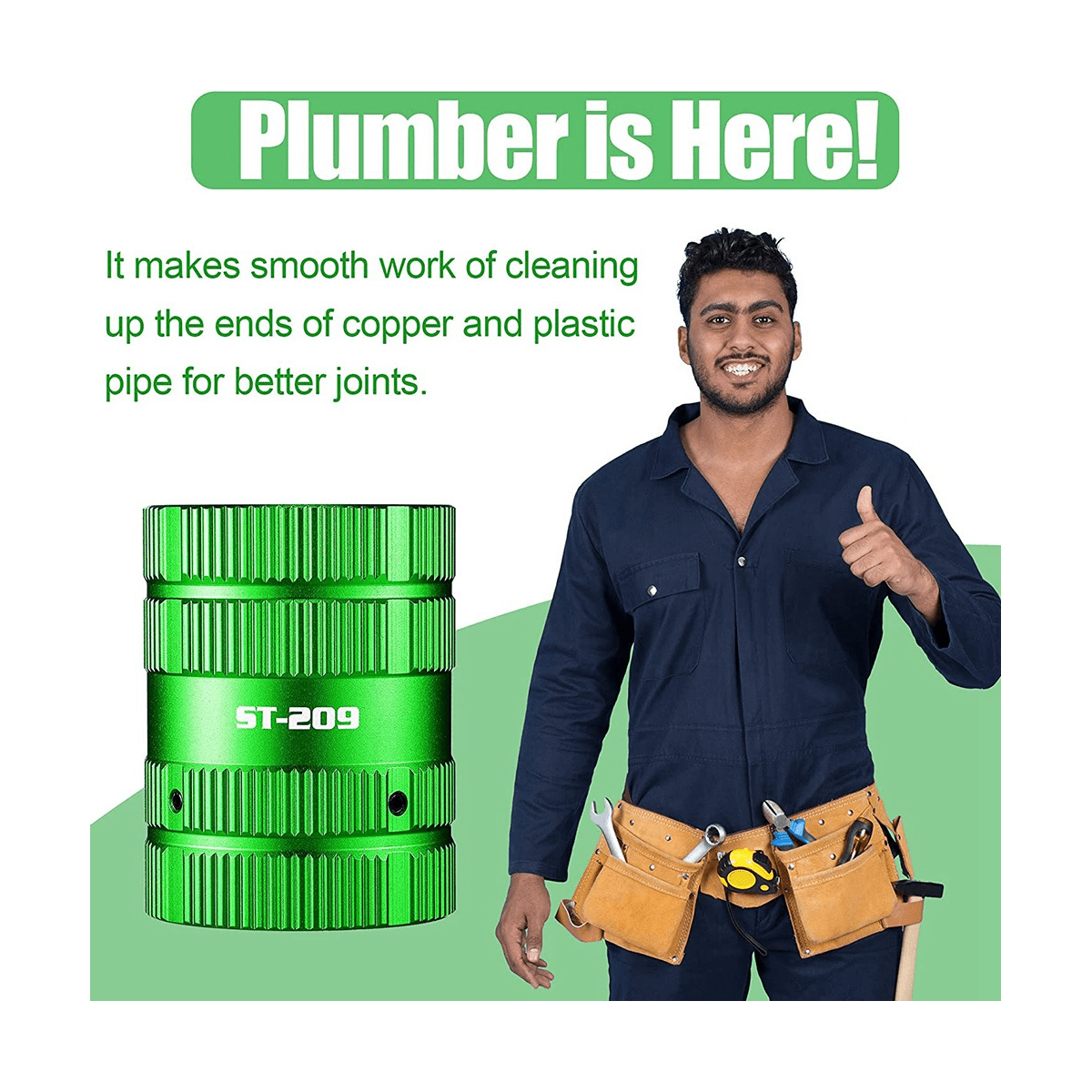 Pipe Reamer Tool [Plumbers Efficient Helper] Deburring Tool for Copper ...