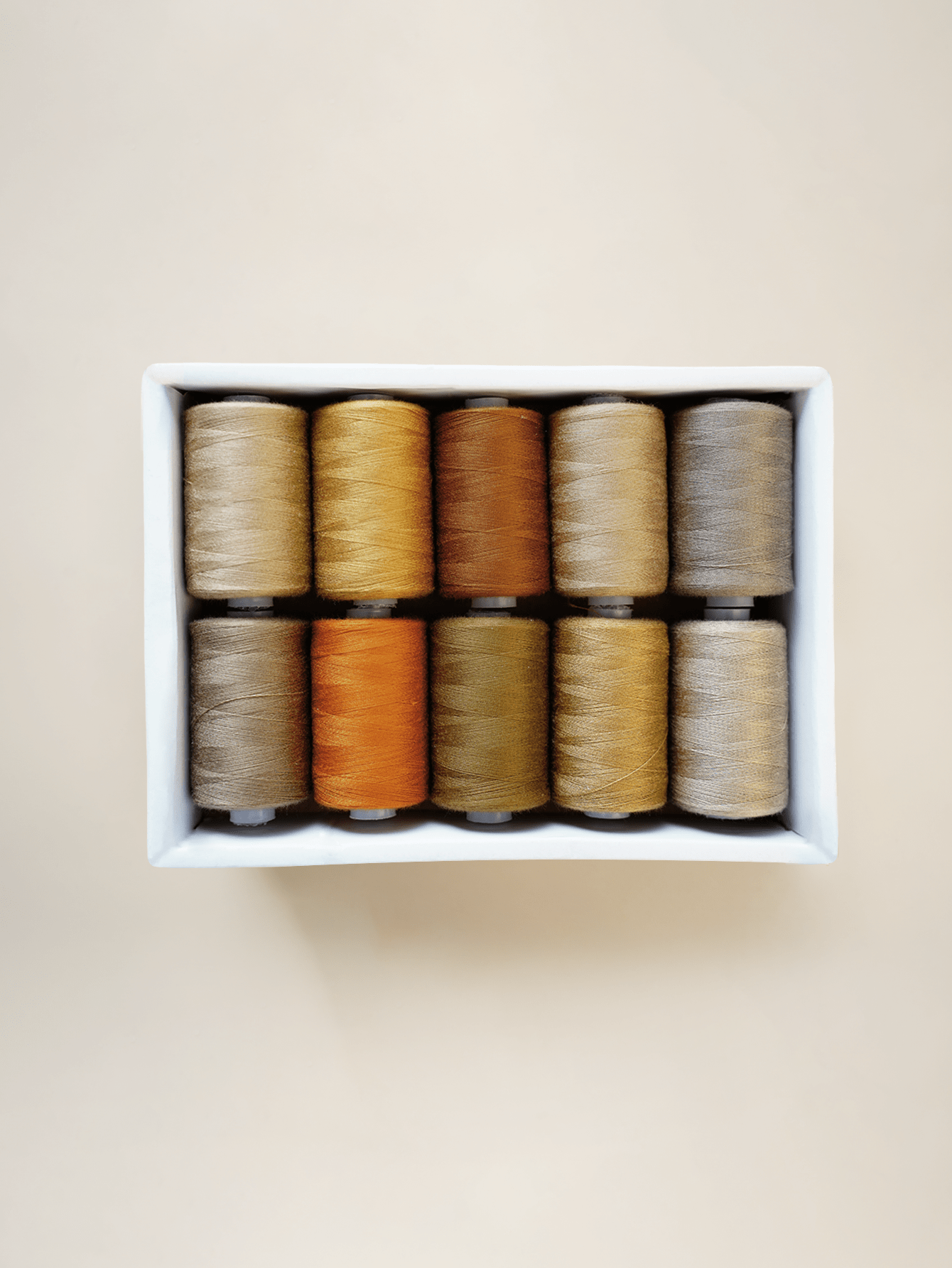 Sewing Thread Set In Brown Color 402, Domestic Sewing Thread, Hand ...