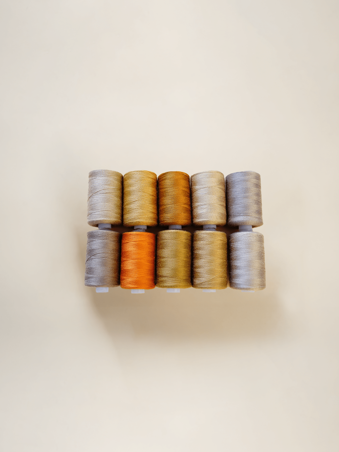 Sewing Thread Set In Brown Color 402, Domestic Sewing Thread, Hand ...