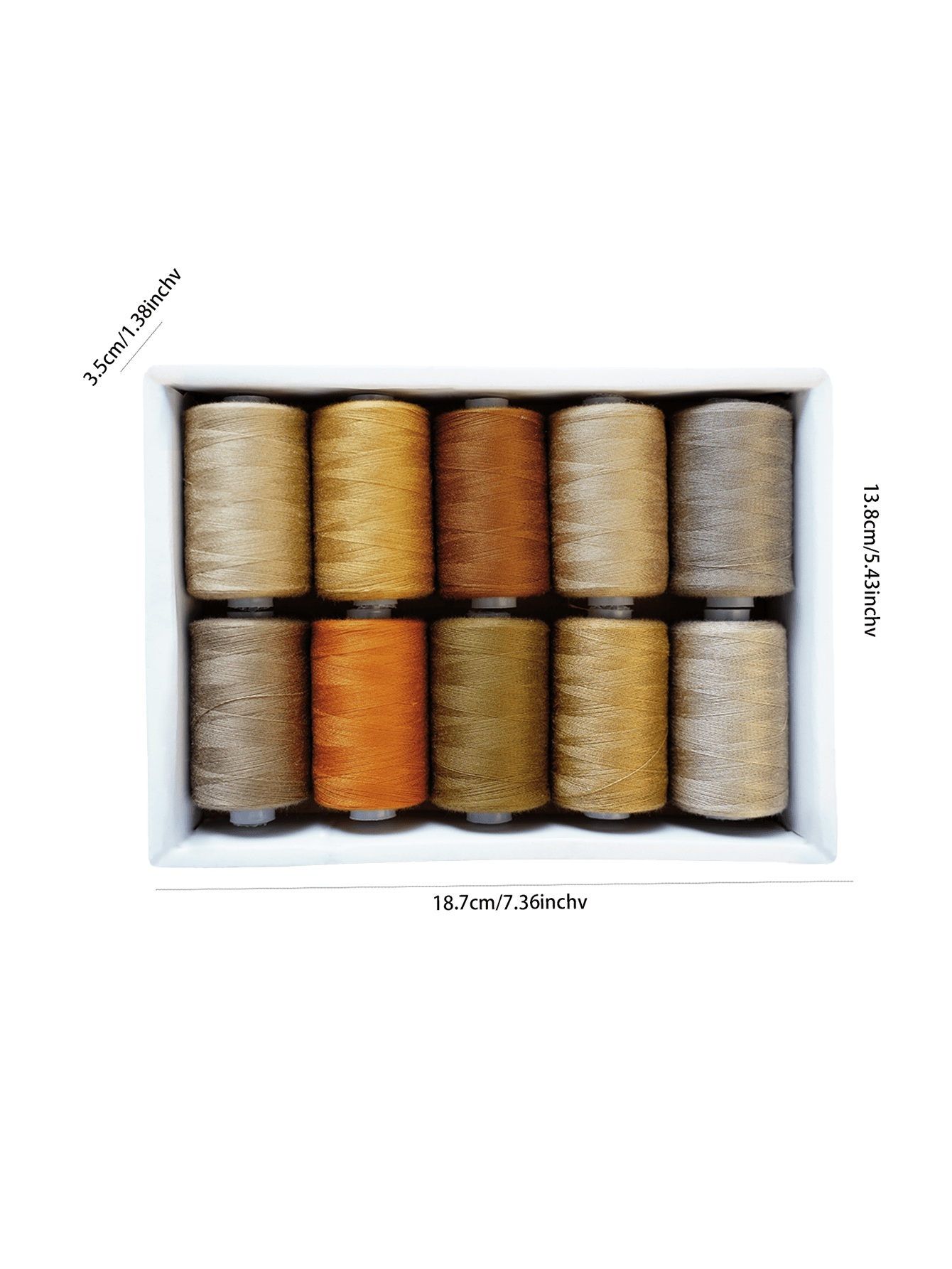 Sewing Thread Set In Brown Color 402, Domestic Sewing Thread, Hand ...