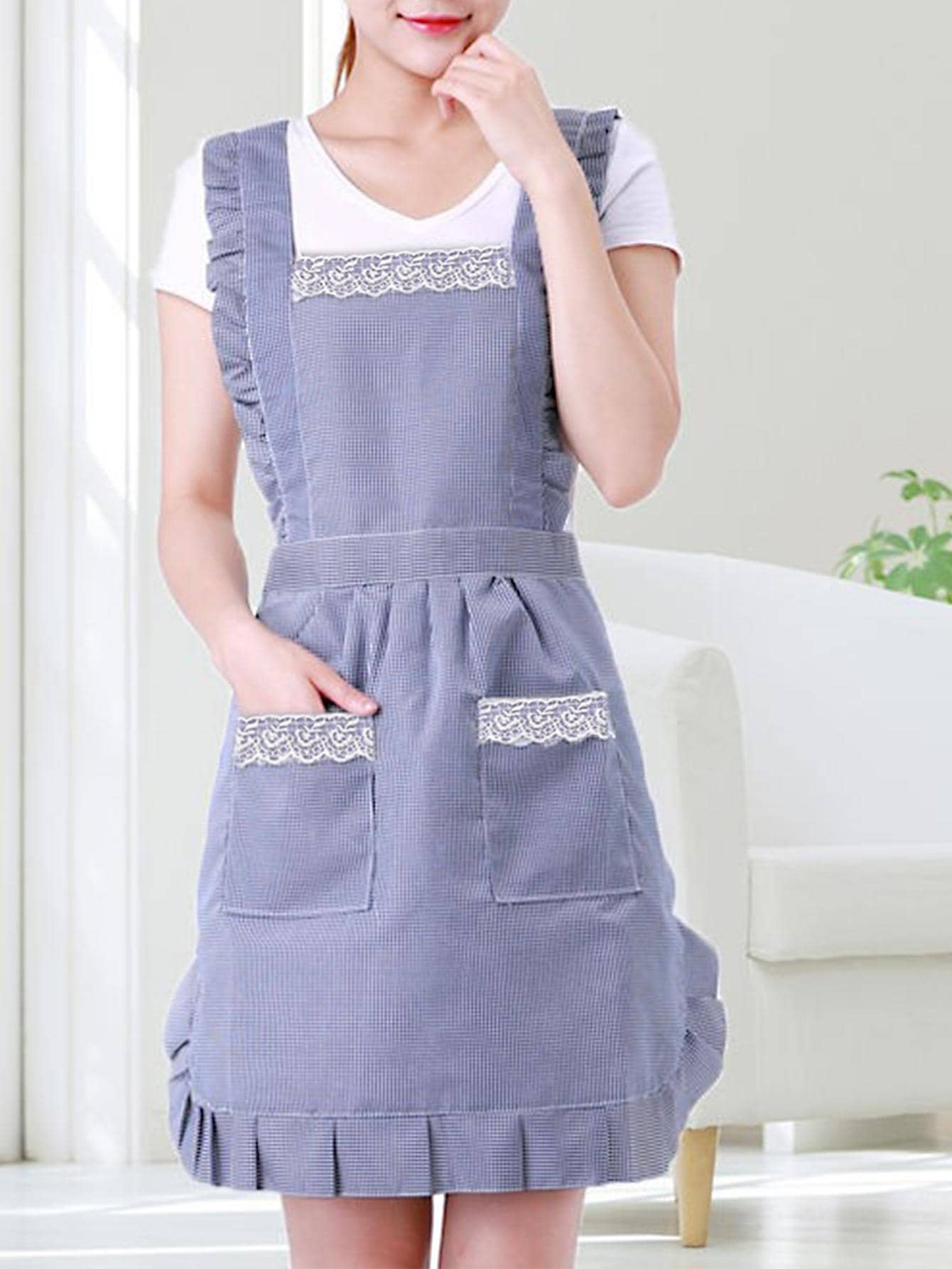 1pc Women's Princess Style Double-layered Anti-fouling And Anti-oil ...