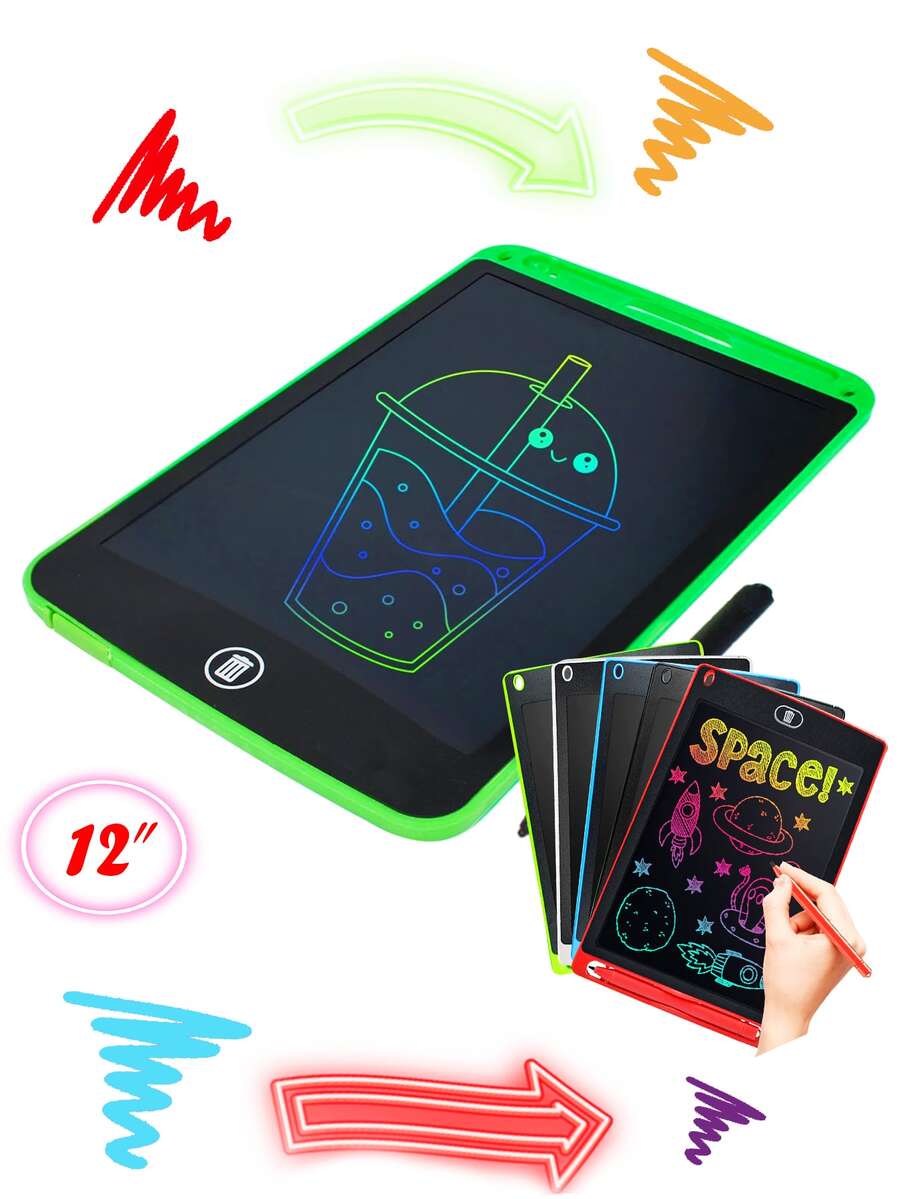 12 Inch Magic Whiteboard, LCD Whiteboard, Drawing Whiteboard, Drawing ...