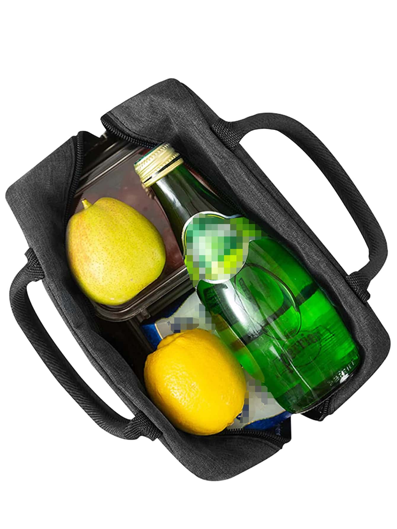 Insulated Thermal Lunch Dinner Bags Canvas Handbag Picnic Travel Cooler ...