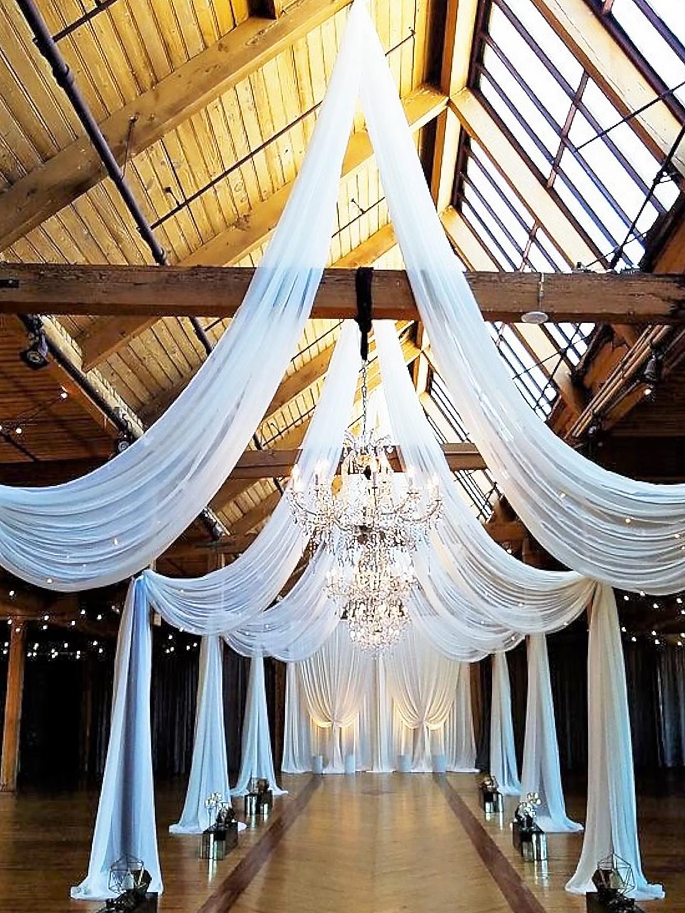 1pc DIY Ceiling Drapes for Weddings Ceiling Curtains with Ceiling ...