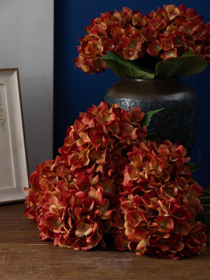Orange Silk Hydrangea