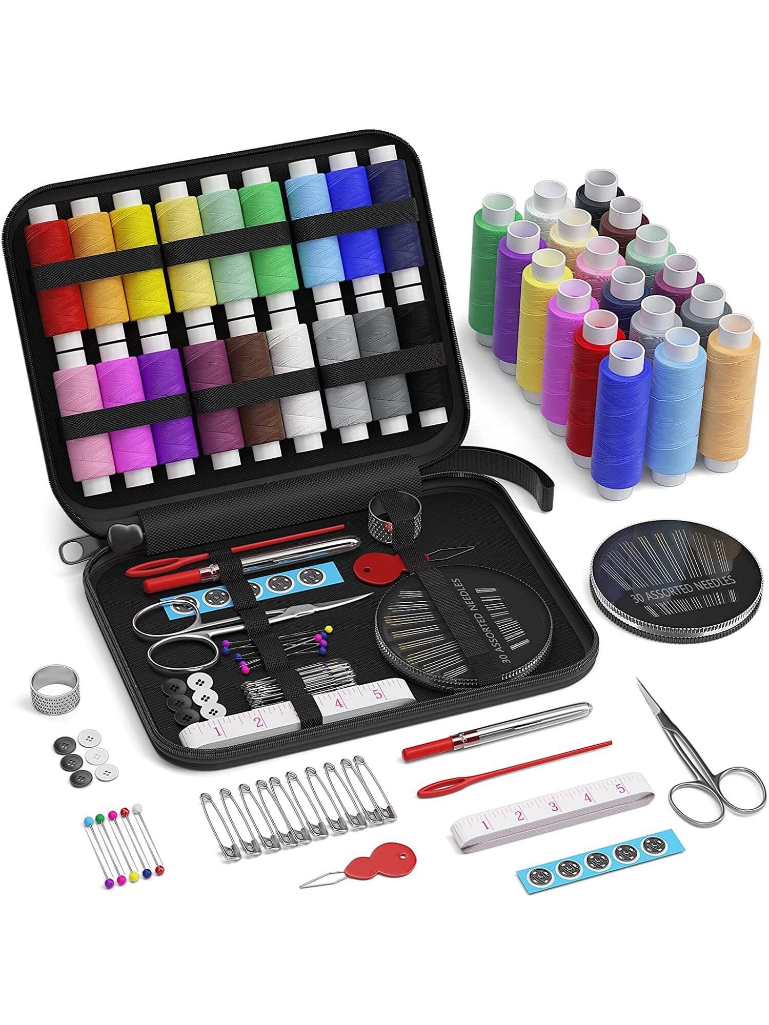 Kit De Costura De 85 Piezas Para Adultos, Kit De Emergencia De ...