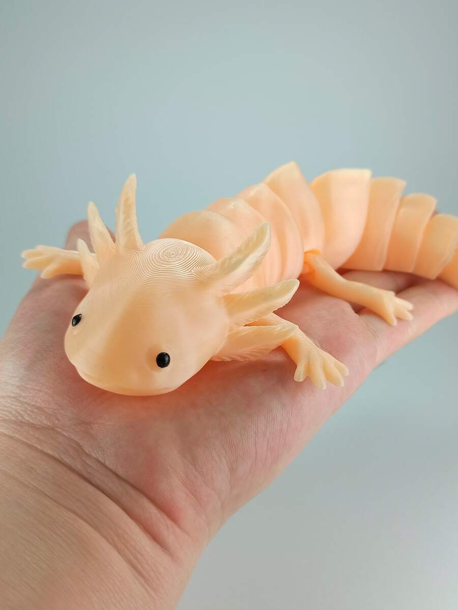 Flexible Axolotl Toy Articulated Axolotl Figure Axolotl From Xochimilco ...