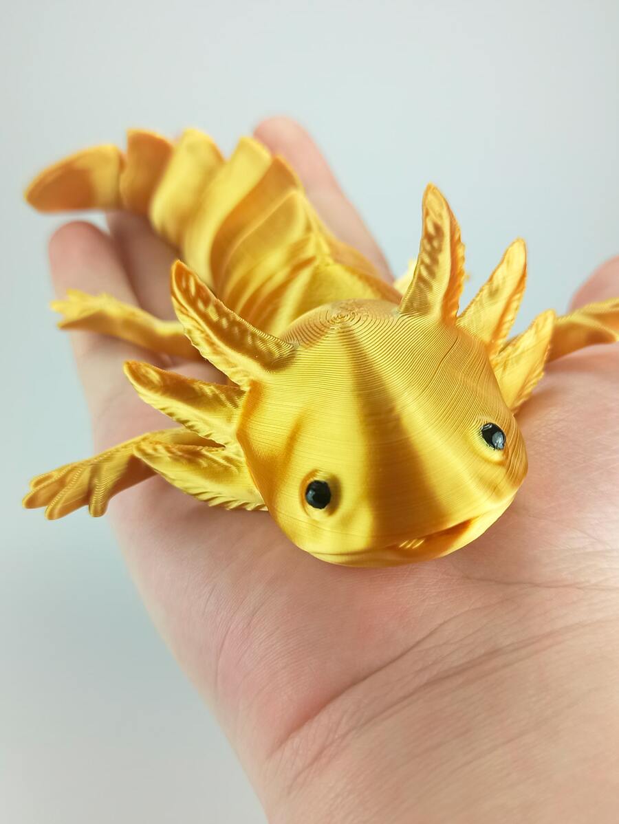 Flexible Axolotl Toy Articulated Axolotl Figure Axolotl From Xochimilco ...