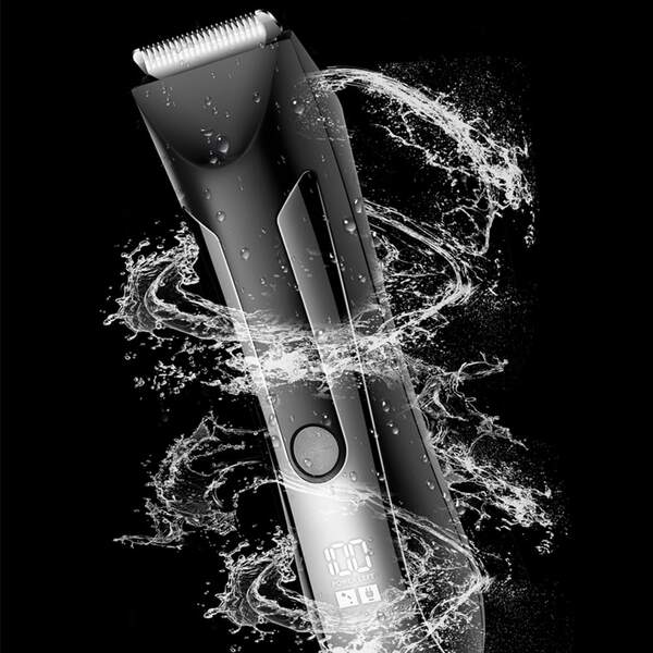 KIPOZI Electric Intimate Razor for Men, Body Razor for Men with LED ...