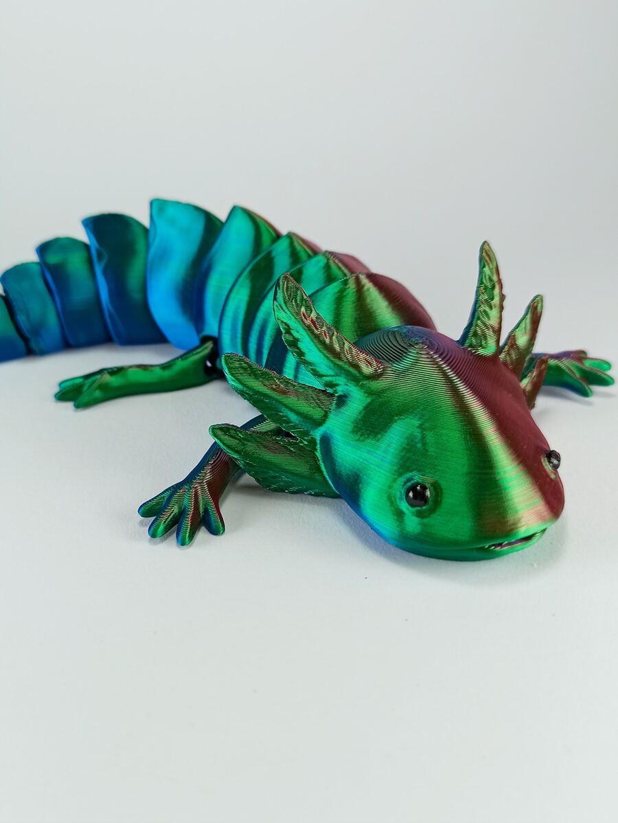 Flexible Axolotl Toy Articulated Axolotl Figure Axolotl From Xochimilco ...