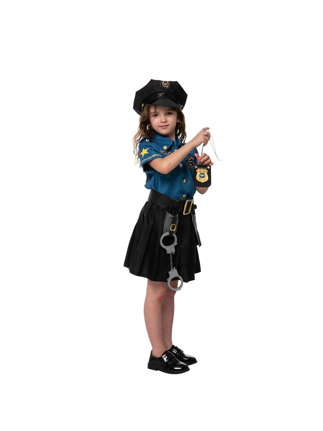 Spooktacular Creations Police Officer Costume For Kids In Light Blue ...