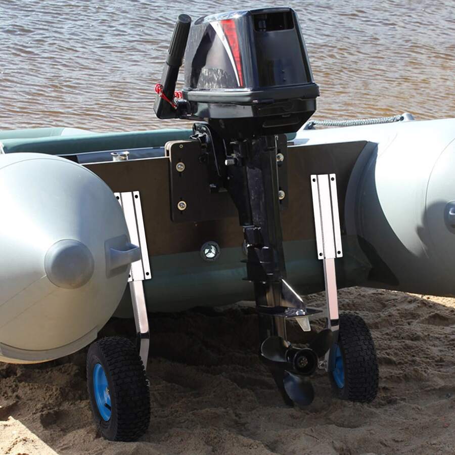 Boat Launching Wheels Boat Transom Launching Wheel with 12 Inch Wheels ...