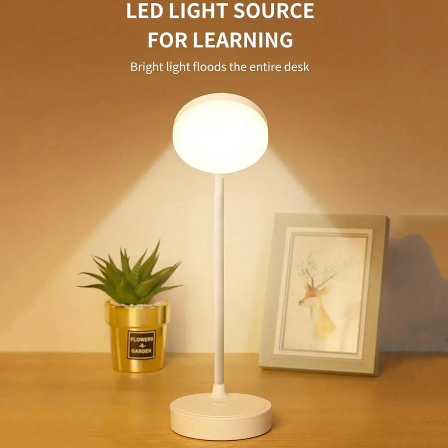 1pc 12in 10led Minimalist 3 Color Temperature Dimming Desktop Lamp ...