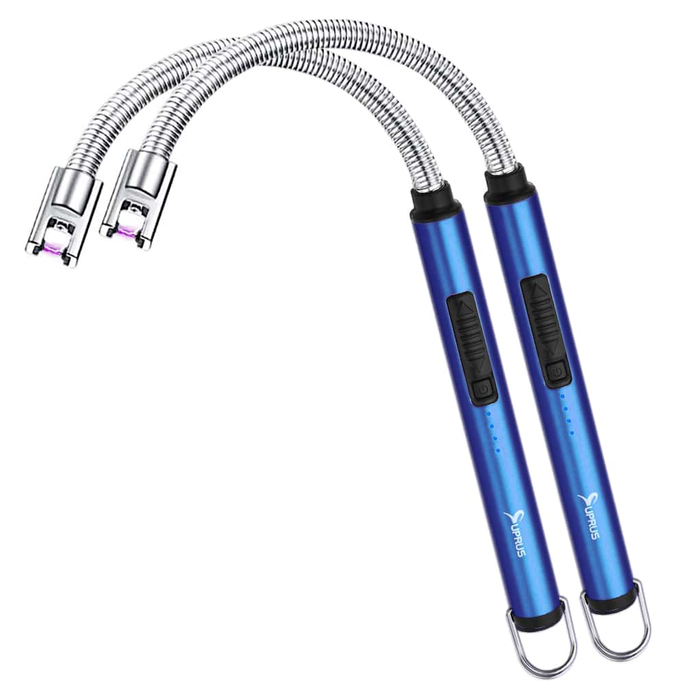 2-Packs Candle Lighter SUPRUS Rechargeable Electric Arc Lighter Triple ...