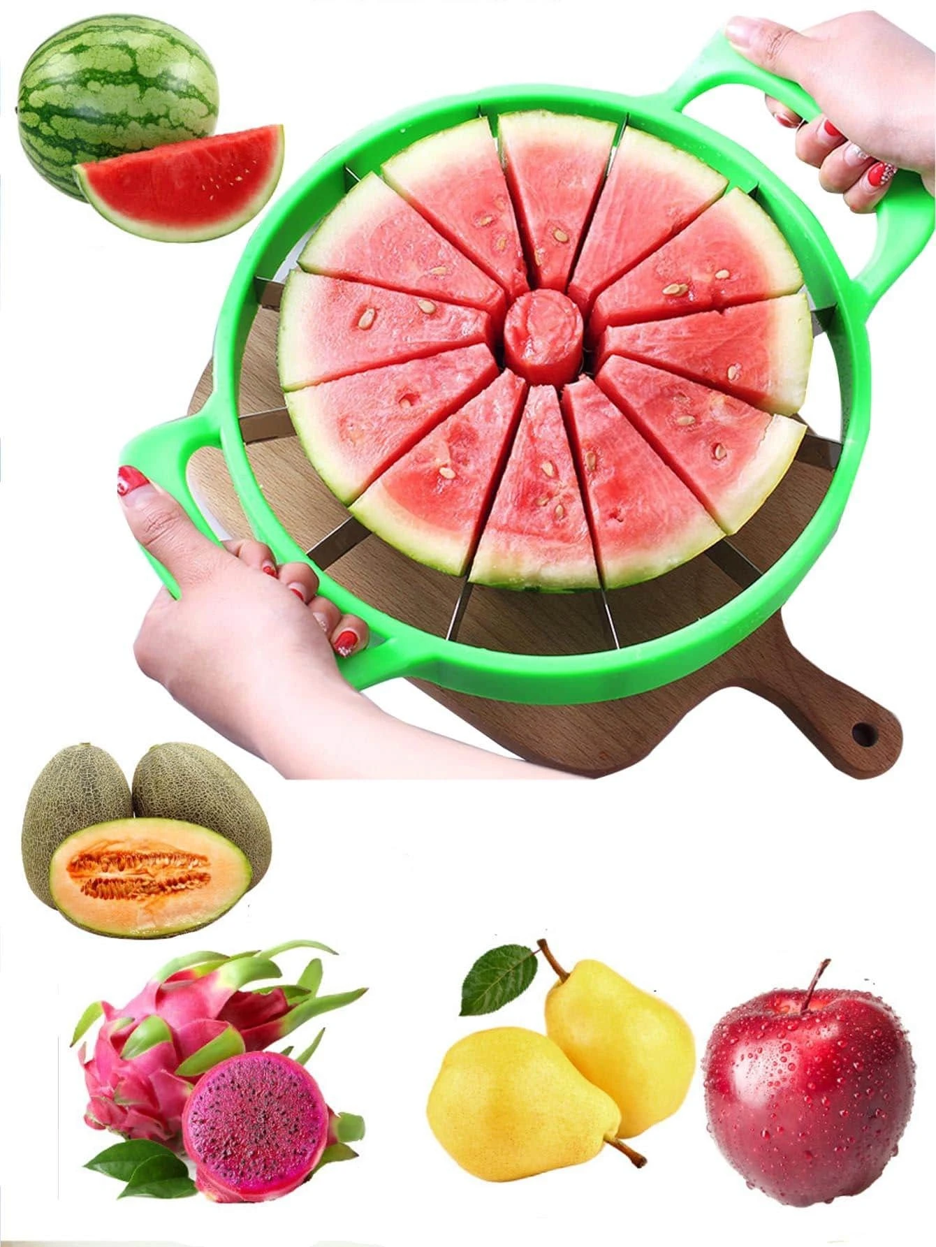1pc Multifunctional Stainless Steel Watermelon Slicer For Home Use ...