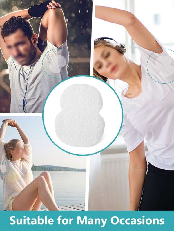 10 Pieces Of Underarm Sweat-Absorbing Stickers Antiperspirant Stickers ...