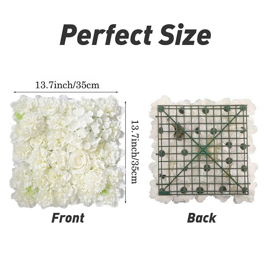 White Rose Flower Wall Backdrop Decoration | SHEIN USA