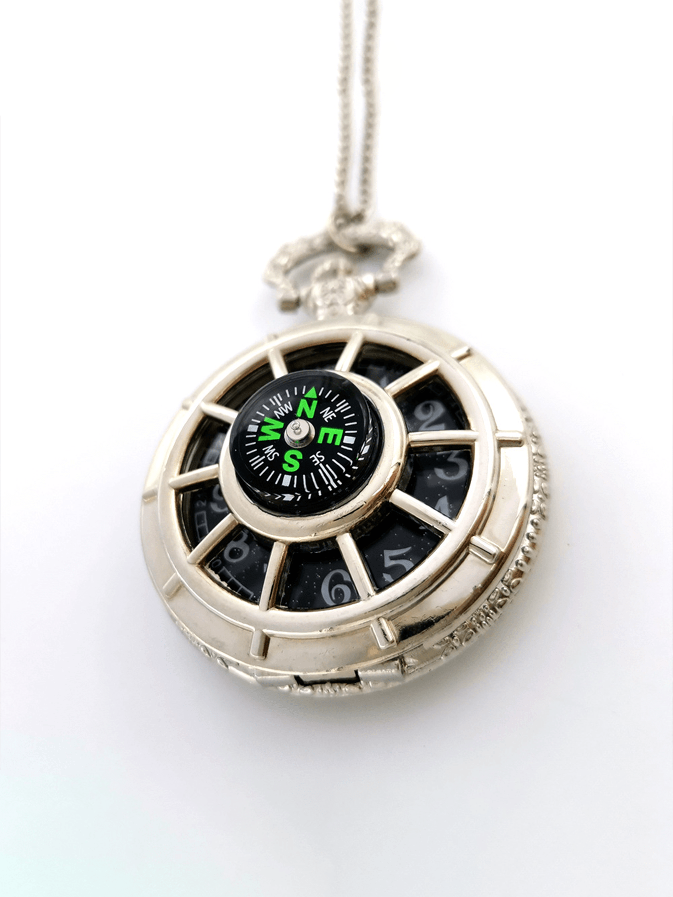 Kids Starry Sky Vintage Quartz Pocket Watch & Compass | SHEIN UK