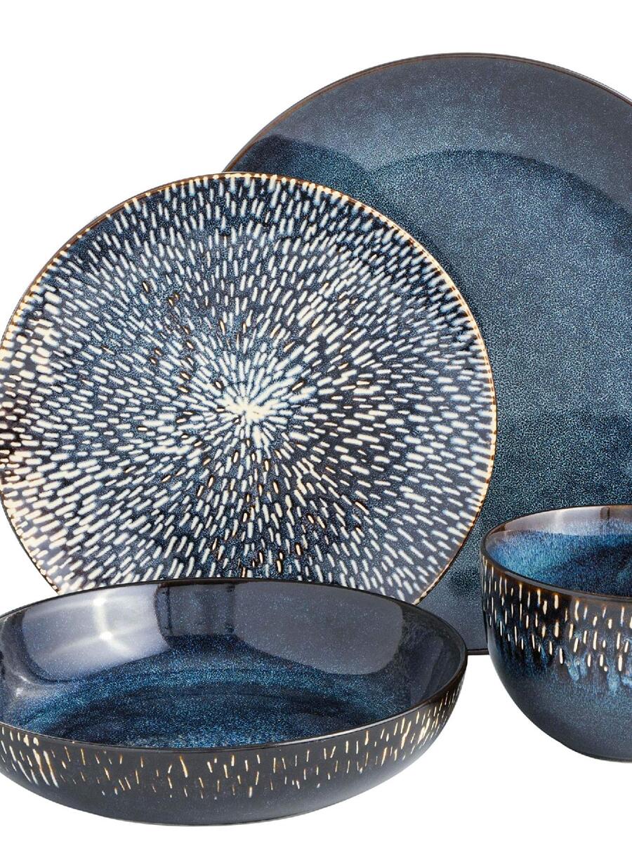 Elite Matisse 16 Piece Double Bowl Dinnerware Set | SHEIN USA